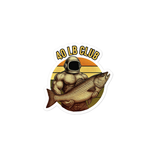 40 Pound Club Sticker – Chesapeake Trilogy