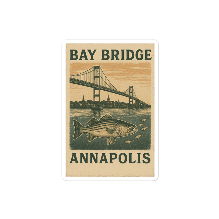 Annapolis Vintage Sticker – Chesapeake Trilogy